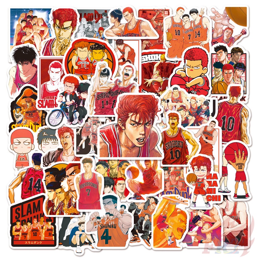 The First Slam Dunk Series 01 Stickers 50Pcs/Set DIY Fashion Mixed ...