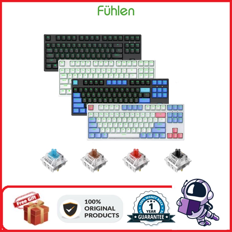 Fuhlen G87S dual mode 87 key mechanical keyboard | Shopee Philippines