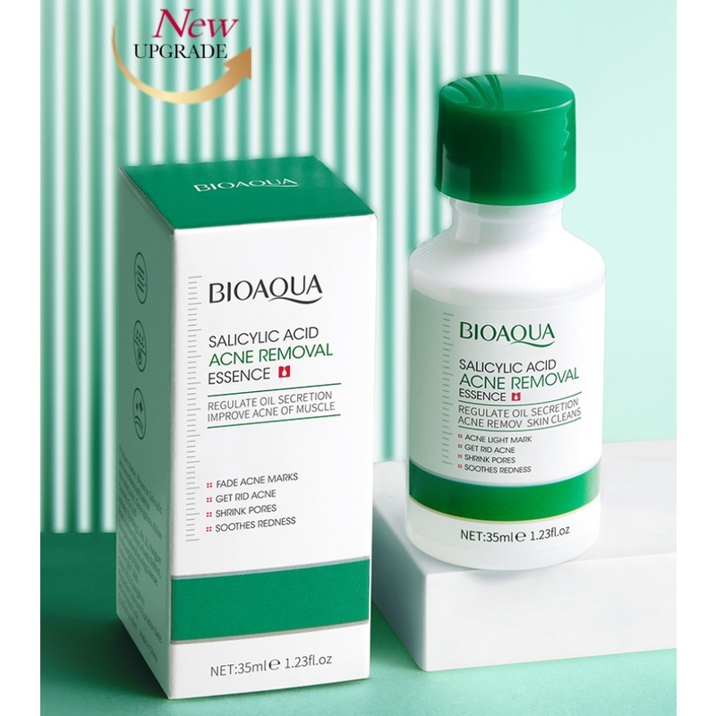 BIOAOUA Salicylic Acid Acne Removing essence for Moisturizing Shrinking ...