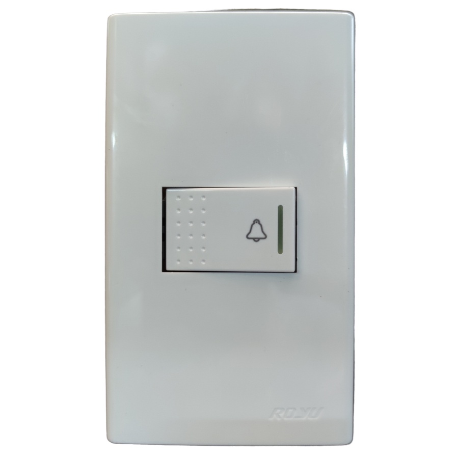 Royu Door Bell Switch with Plate 10A 220V - RWP1/RWS4 | Shopee Philippines