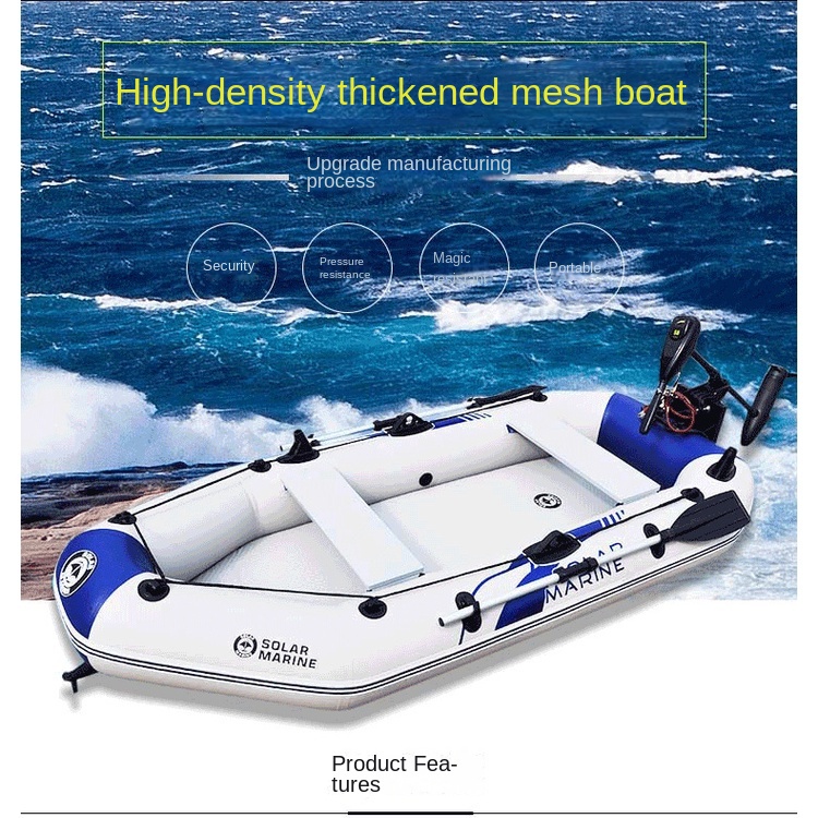 Rubber boat inflatable canoe assault boat inflatable boat fishing boat ...