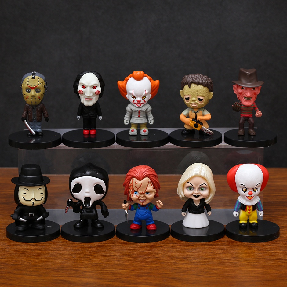 Horror Movie New Stephen King's Pennywise Chucky Jason Freddy Billy ...