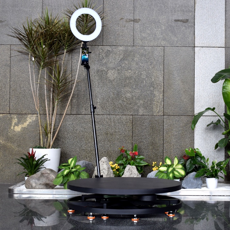 Big 360 Degree Led Photo Booth Base Automatic Remote Control Spinning ...