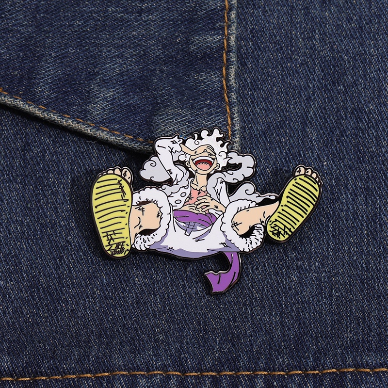 One Piece Hard Enamel Pins Luffy Brooch Cartoon Anime Pin Lapel Badge ...