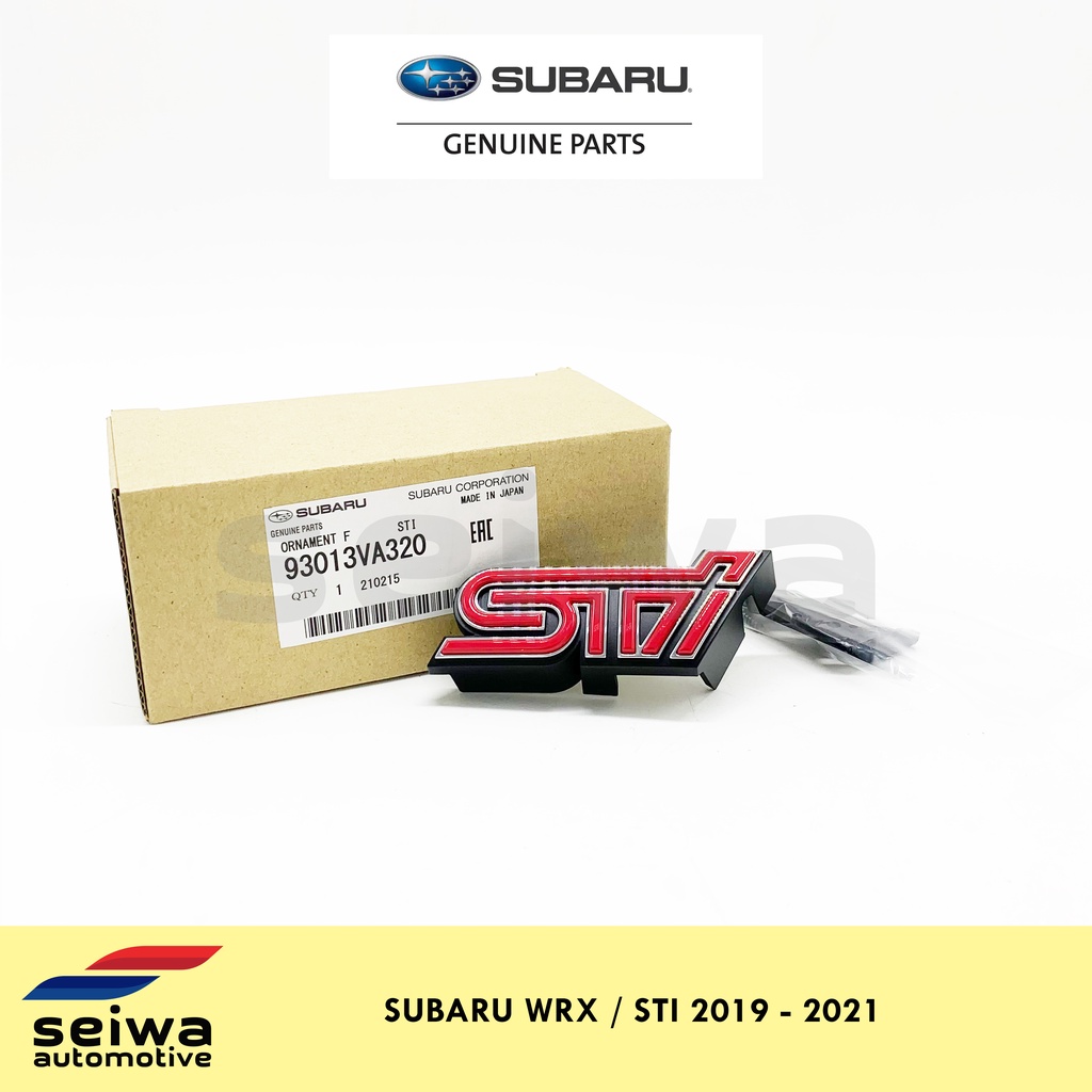 [2019 - 2021] Subaru WRX STI Grill Emblem - Genuine Subaru Auto Parts ...