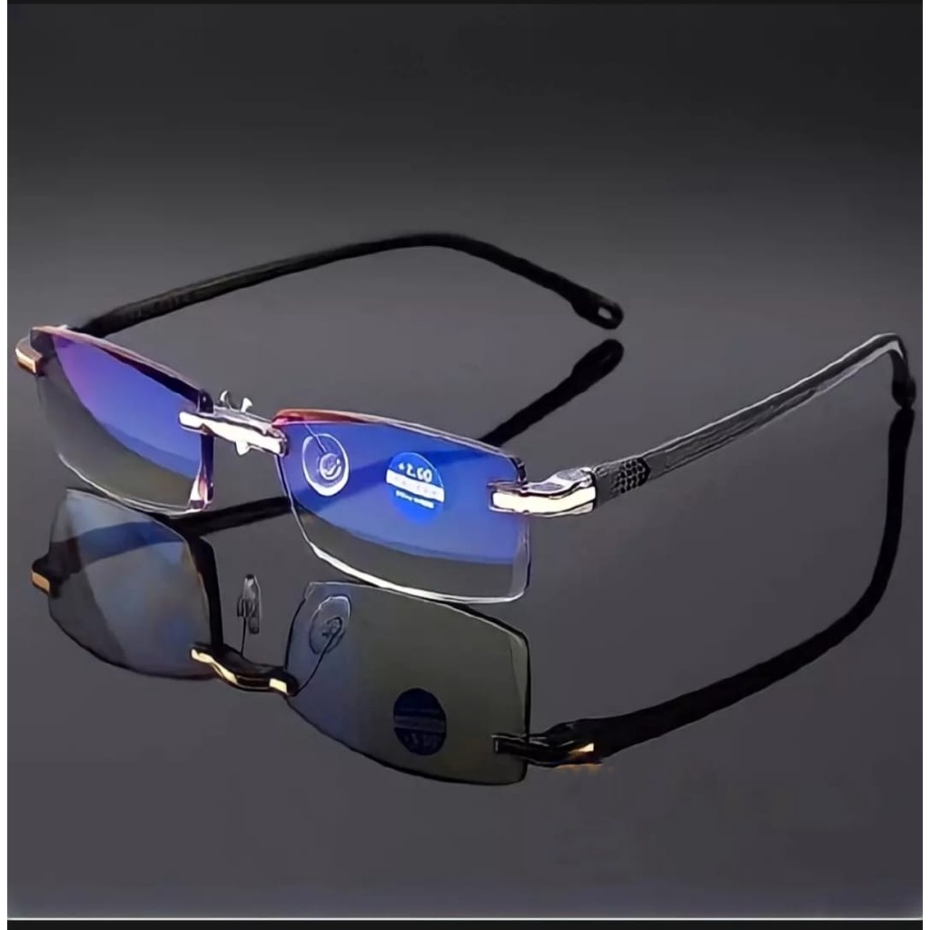Plus Super Focus Reading Glasses Anti Radiation Ultra Blueray UV400 Men ...