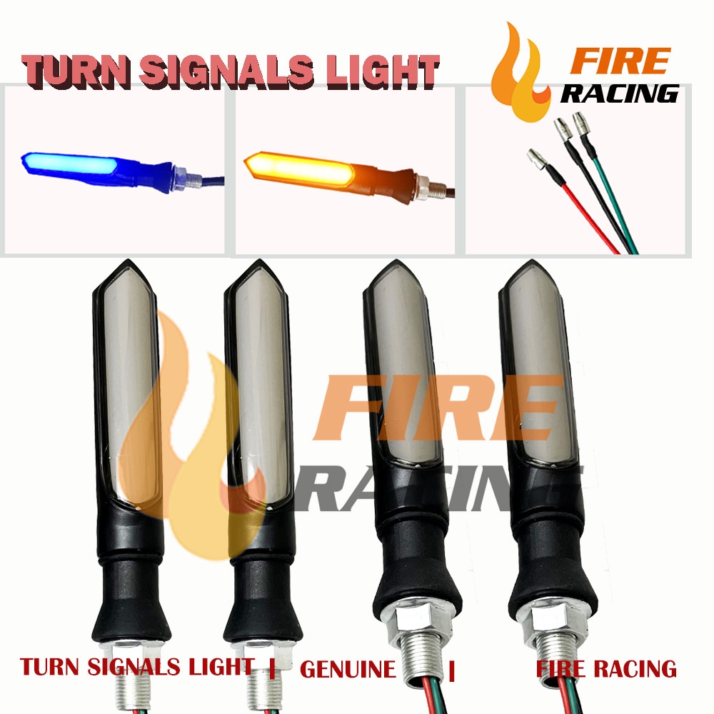 Universal Kit 4 Motorcycle Light Turn Signals Led Light Moto Flashing ...