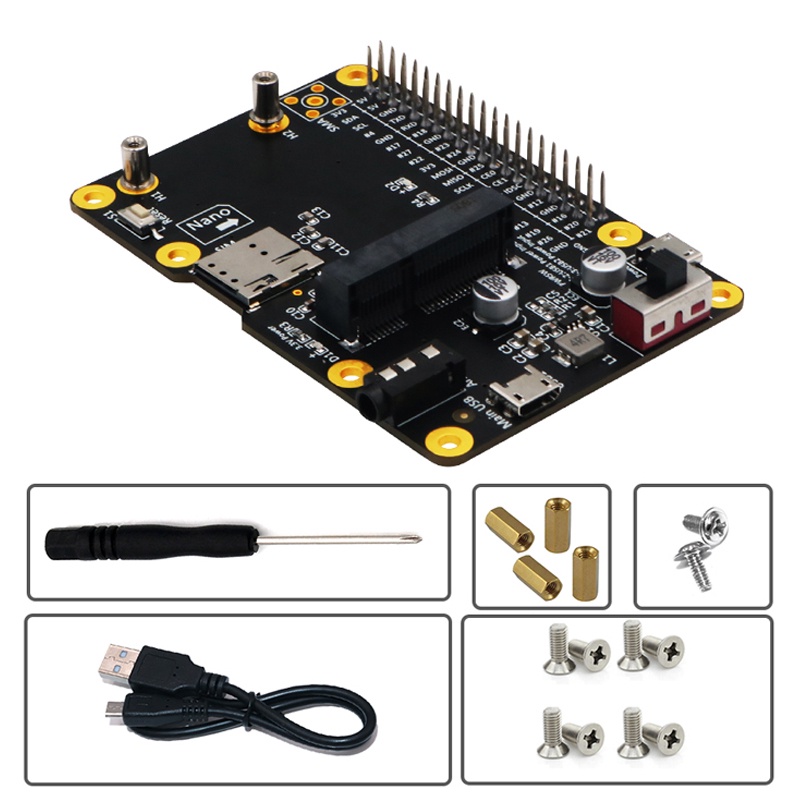 NEW 3G 4G LTE Base HAT Mini PCIE Network Adapter for Raspberry Asus ...