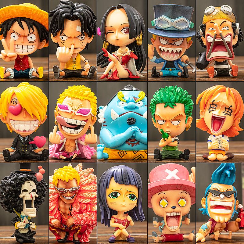 One Piece Character Model Luffy Zoro Joba Ace Female Emperor Air Doll ...