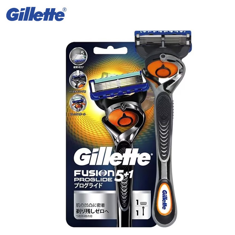 Gillette Fusion Proglide Razor Men's 5-layer Blade FlexBall Handle ...