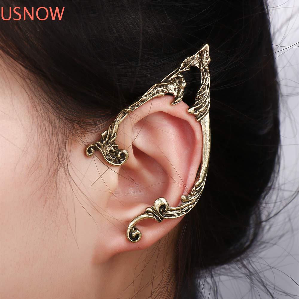 USNOW Gothic Elves Ear Cuff Punk Minority Ear Hook Solid Color Clip ...