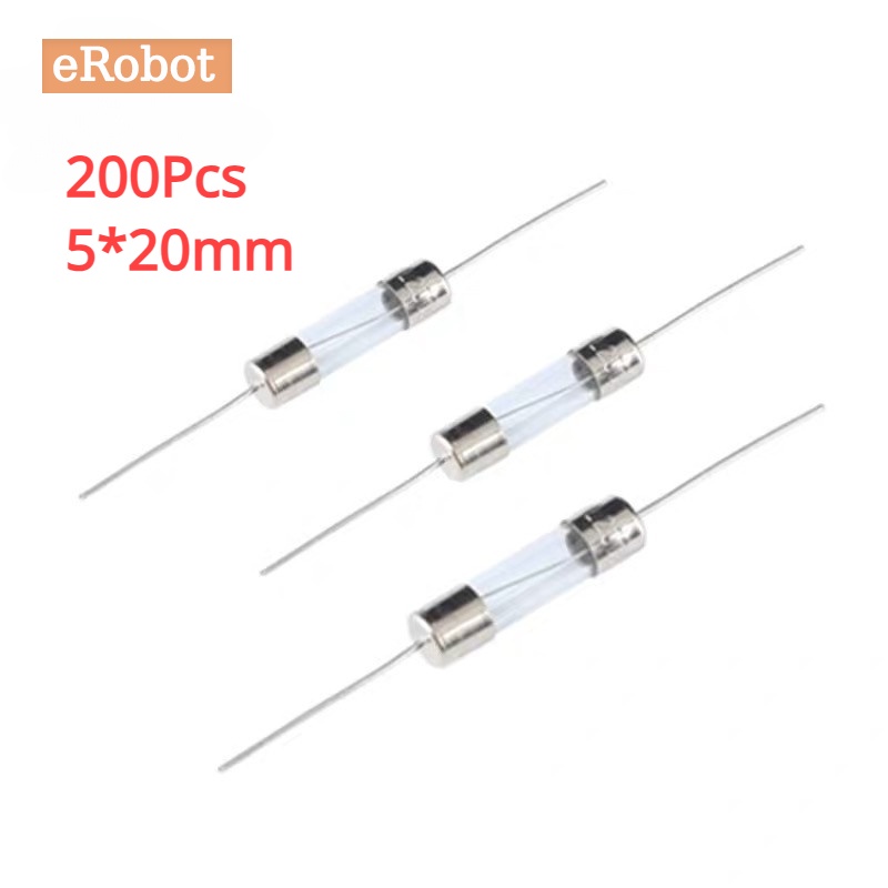 200Pcs 5x20mm 250V Fast Blow Glass Fuse Axial Lead Tube 1A 2A 3A 4A 5A 6.3A 10A 15A 20A | Shopee ...