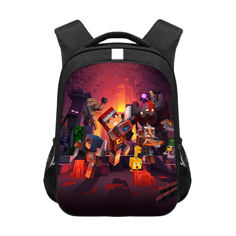 Minecraft anime boy girl student school bag 4-10 years Casual fashion ...