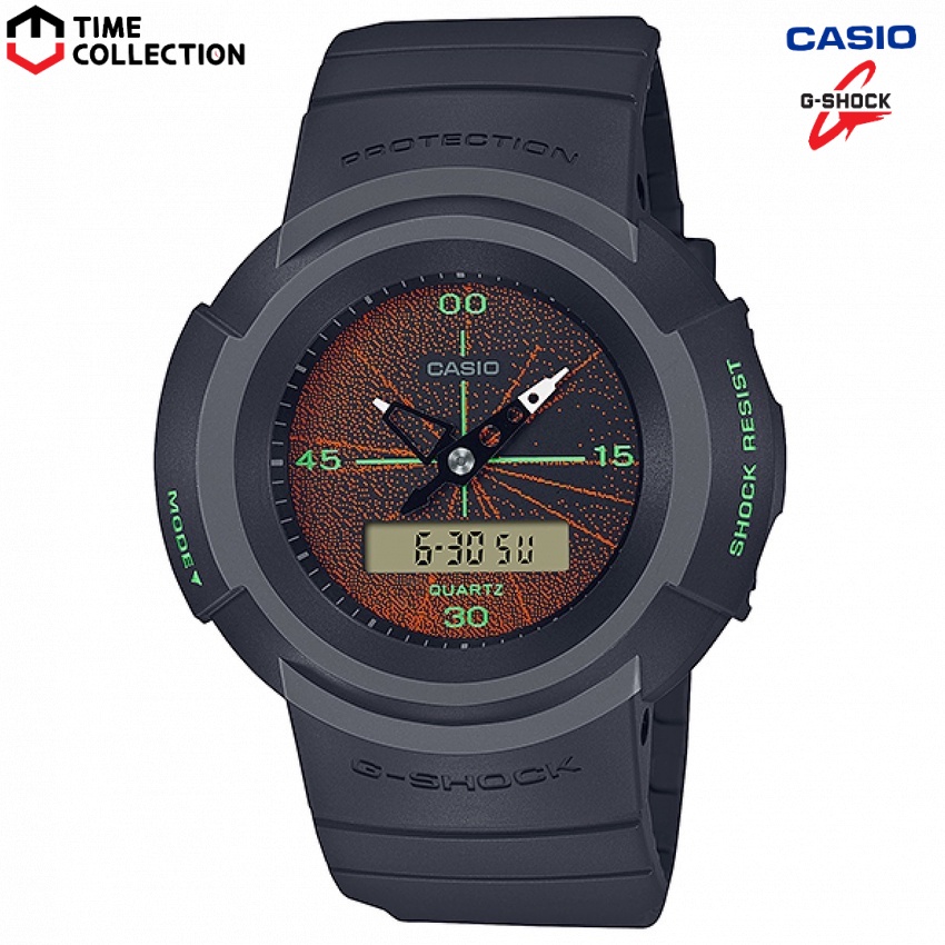 Casio G-shock AW-500MNT-1A Digital Analog Rubber Strap Watch For Men | Shopee Philippines