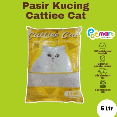 Special for Gojek/Grab Lumpy Cat Sand Scented Cattiee Cat Lemon Aroma 5 ...