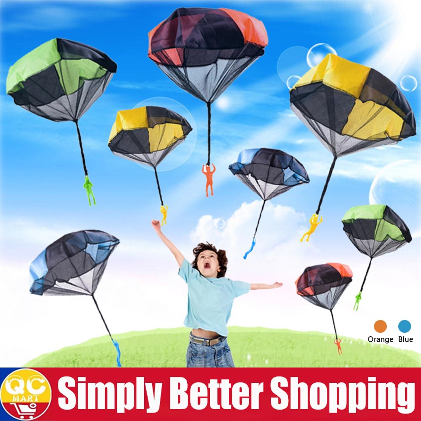 Hand Throwing Parachute Toy For Kids Mini Soldier Parachute Fun Sports ...