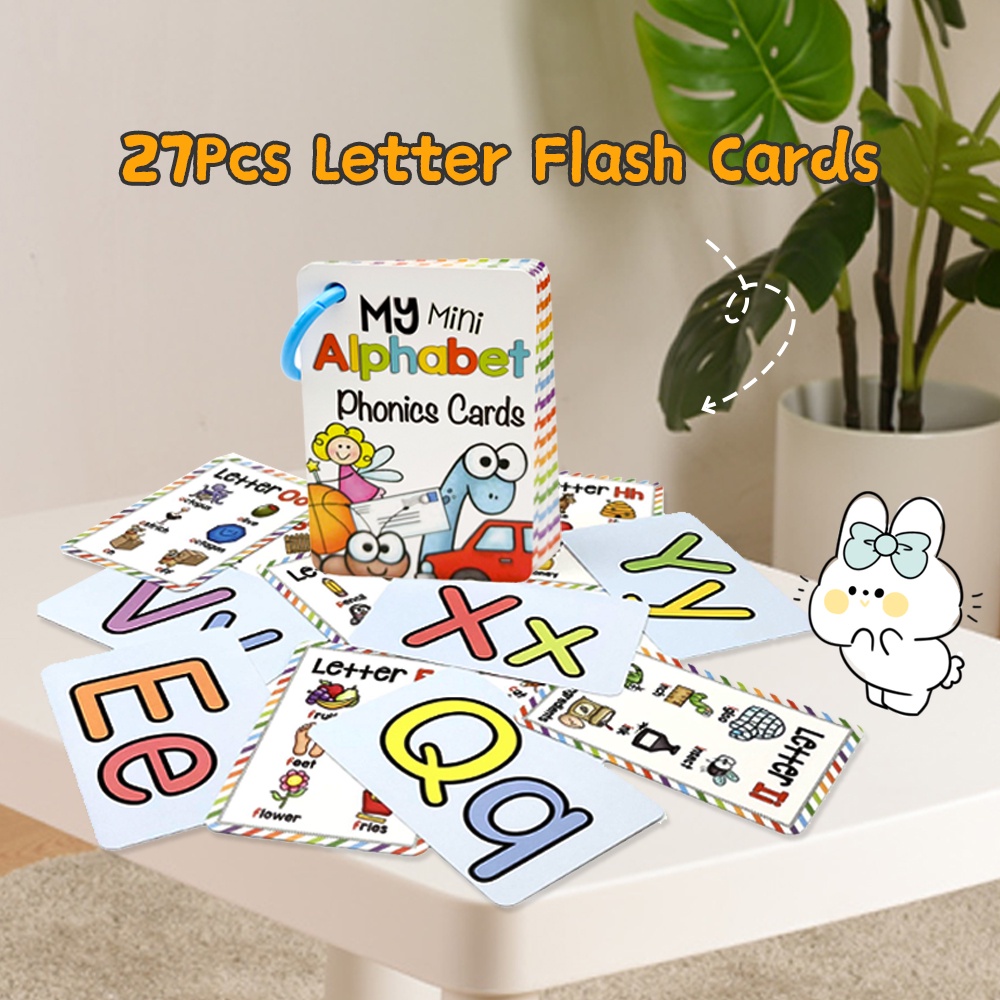 Lakoe Kid Flash Card Preschool Educational Alphabet English Learning ...