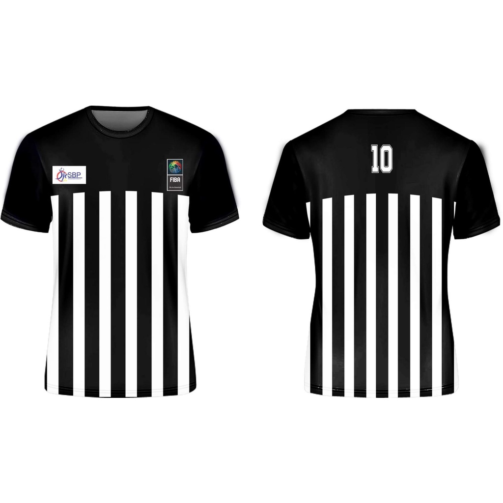 Fiba Referee Uniform Basketball Jersey Fiba Free Custom Name and Number ...