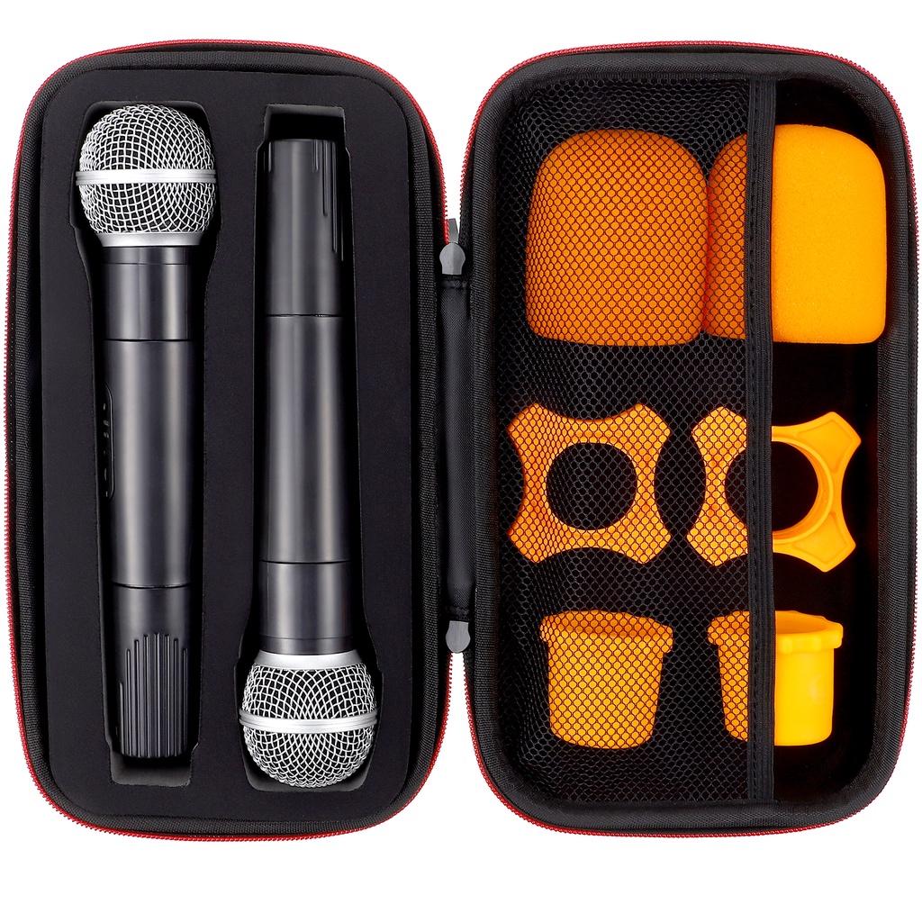 Wireless Microphone Microphones Bag Electronic Organizer Shockproof ...