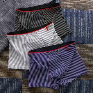 4 pcs men underwear cotton boxer striped boxers men innerwear boxer men ...