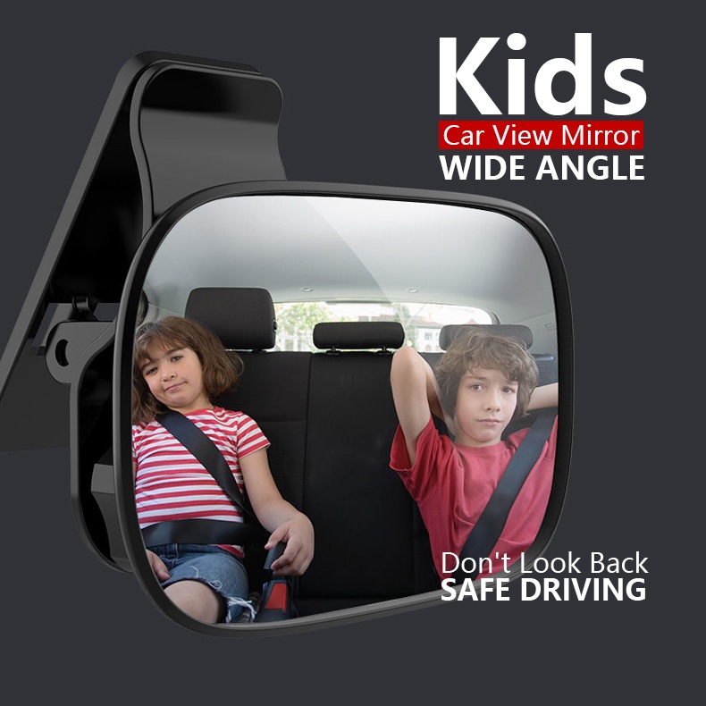 New⚡Kids car observation mirror, baby rearview mirror, curved surface ...