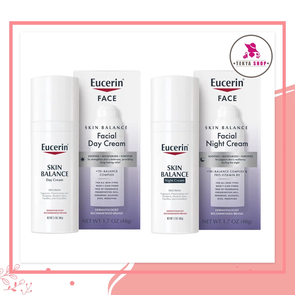 Eucerin Skin Balance Facial (Day & Night Cream), 48 g | CPM | Shopee ...