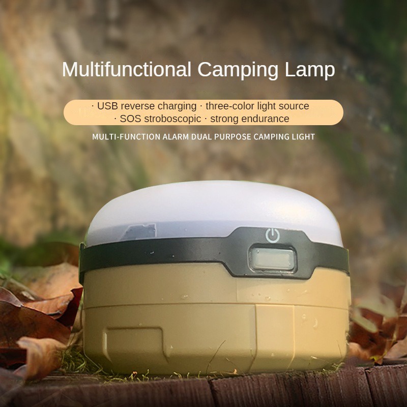 LED Trilight Camping Lamp Portable Camping Lamp Mini Field Camp Tent ...