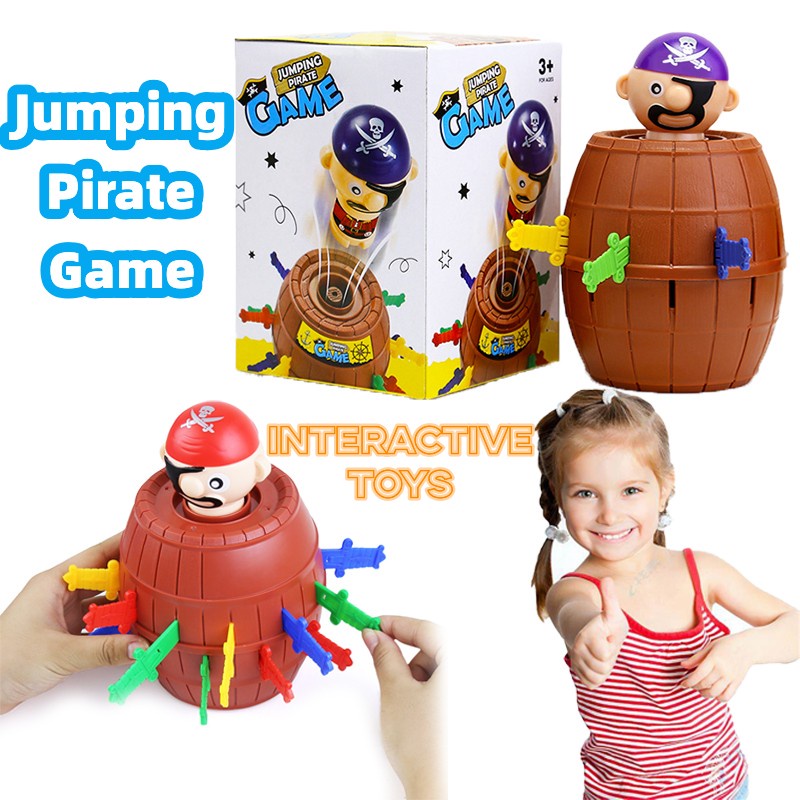 Jumping Pirate Game Two Player Game Family Interactive Board Game Fun ...