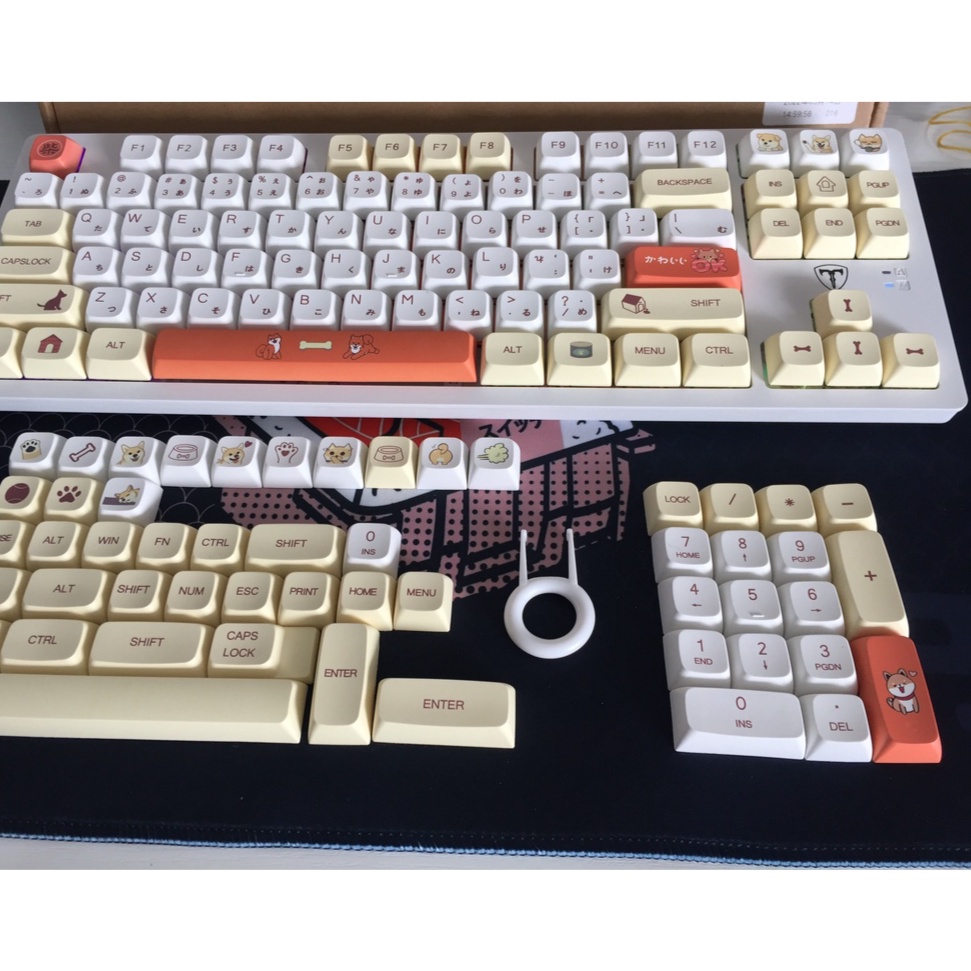 137 Keys Shiba Inu Keycaps PBT XDA Profile for Gateron Cherry MX ...