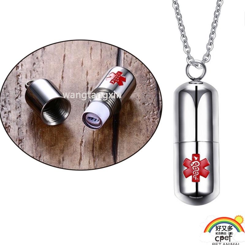 Openable Perfume Bottle Jewelry Unscrewable Stainless Steel Medical ...