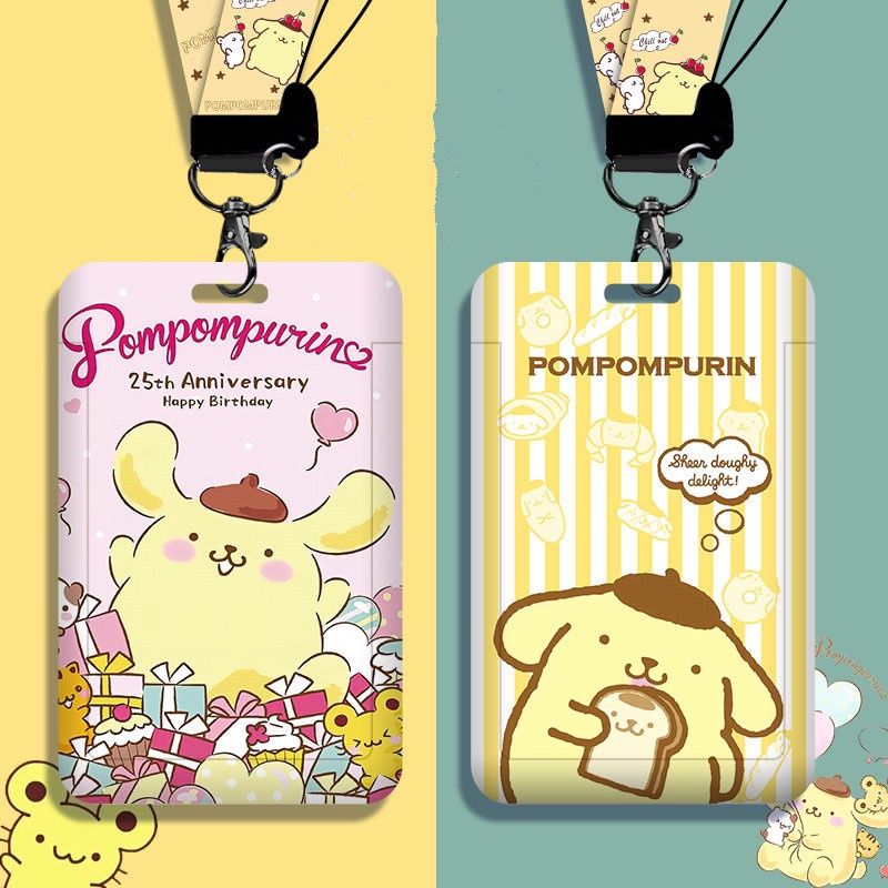 Sanrio Pom Pom Purin Embossed Card Holder Card Holder pompompurin ID ...