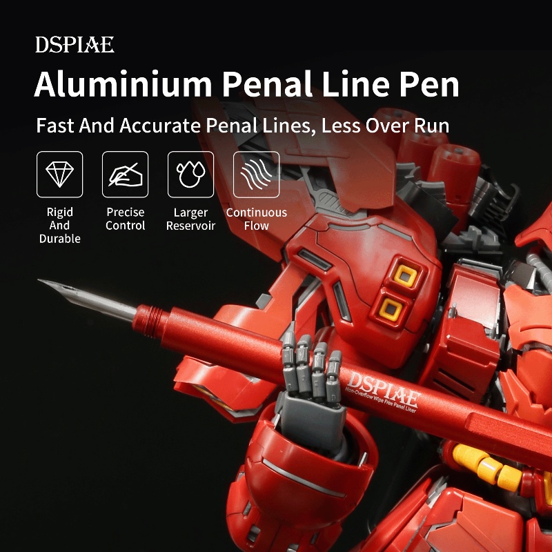 DSPIAE AT-PL Aluminium panel line pen gundam model making Tool | Shopee ...
