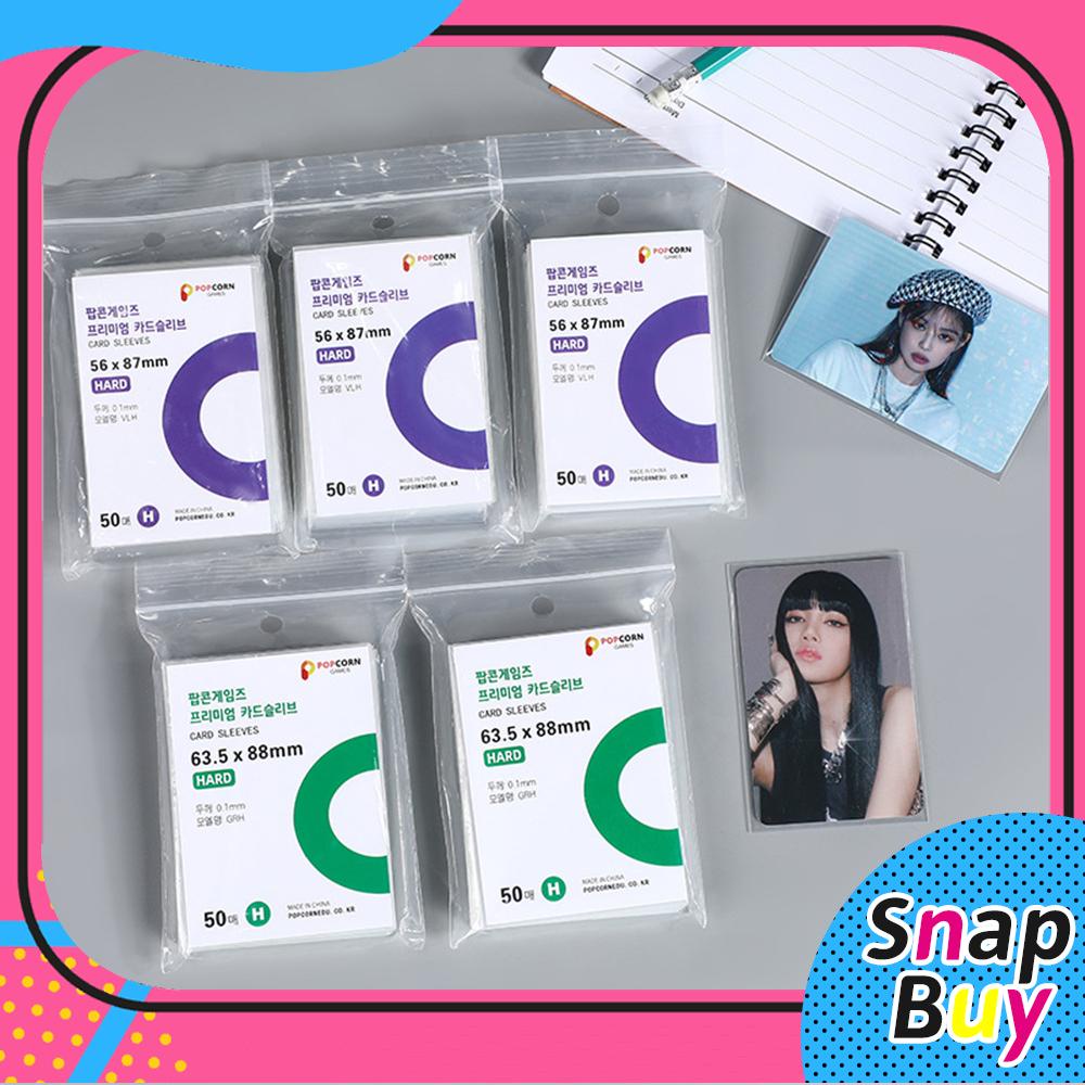 50pcs Blueberry Sleeves Kpop Photocard Protector Sleeve Hard Card ...