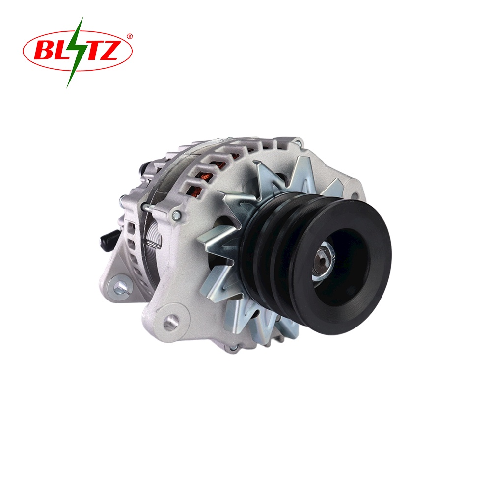 ISUZU 4HF1 WITH PUMP 2 TERMINAL ALTERNATOR ASSEMBLY 24V / 80A 3 PULLEY ...