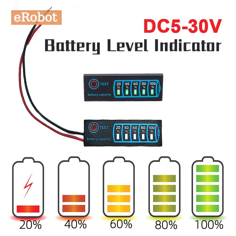 Battery Level Indicator 3S Ternary Lithium Battery Lithium Iron ...