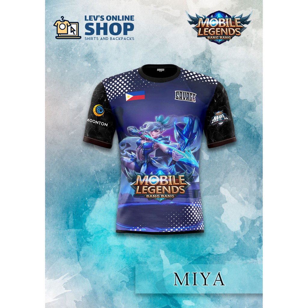 2023 Mobile Legends ML Shirt - Miya - Excellent Quality Full ...