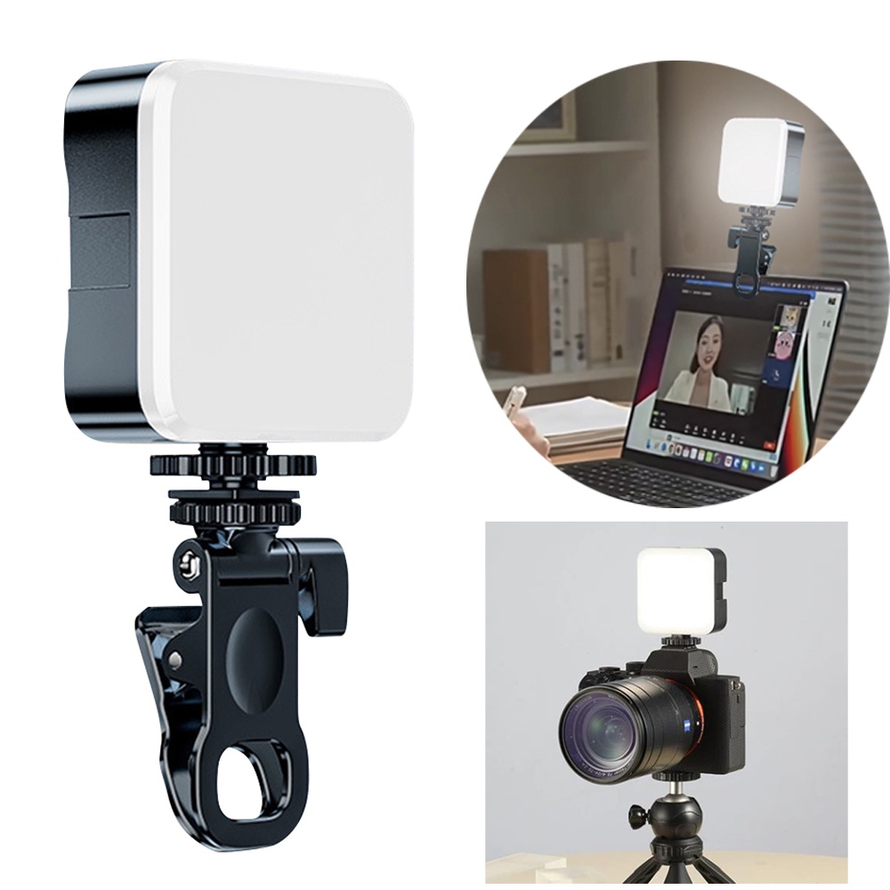 LED Selfie Light Mini Portable Clip on Fill Lights for iPhone Cell ...