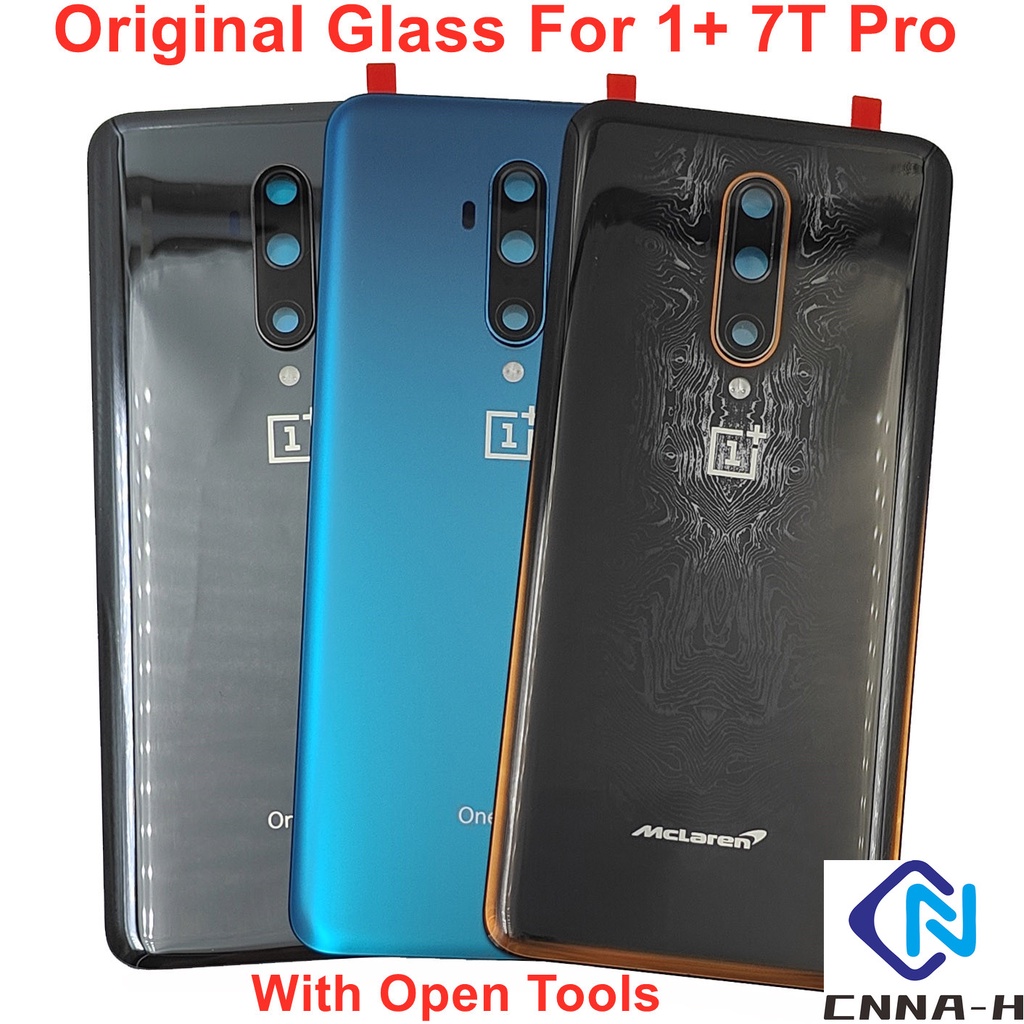 100% Original Gorilla Glass Back Door For OnePlus 7T Pro Battery Cover ...