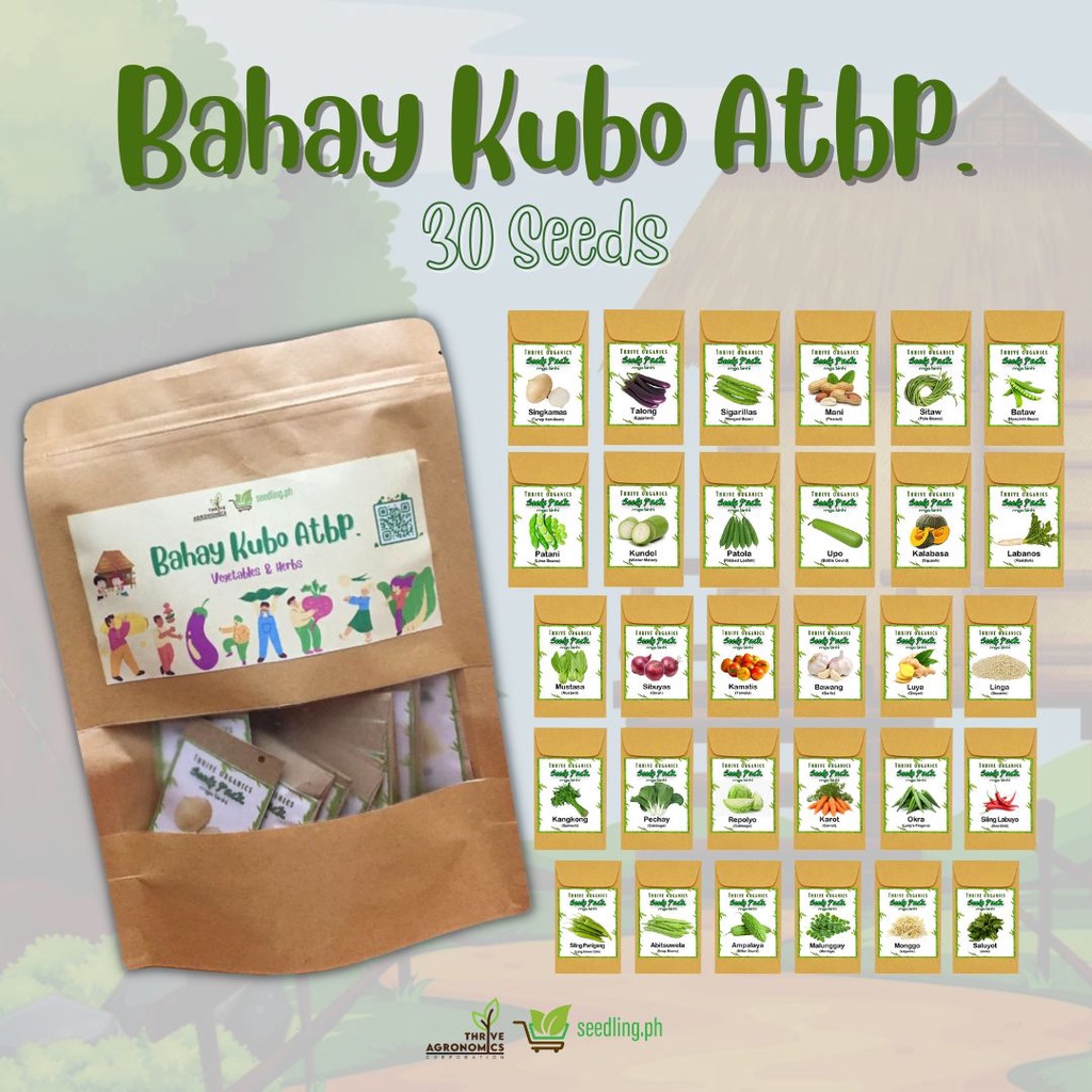 Bahay Kubo ATBP (30-seeds) | Shopee Philippines