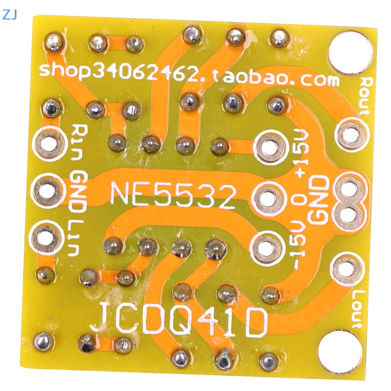 [ZJ] Dual OP Amp Board Preamp DC Amplification PCB for NE5532 OPA2134 ...