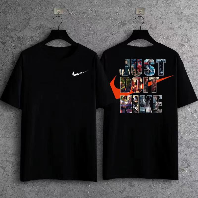 NBA T-SHIRT JORDAN Hip Hop Rap Short Sleeve High Street Retro Round ...