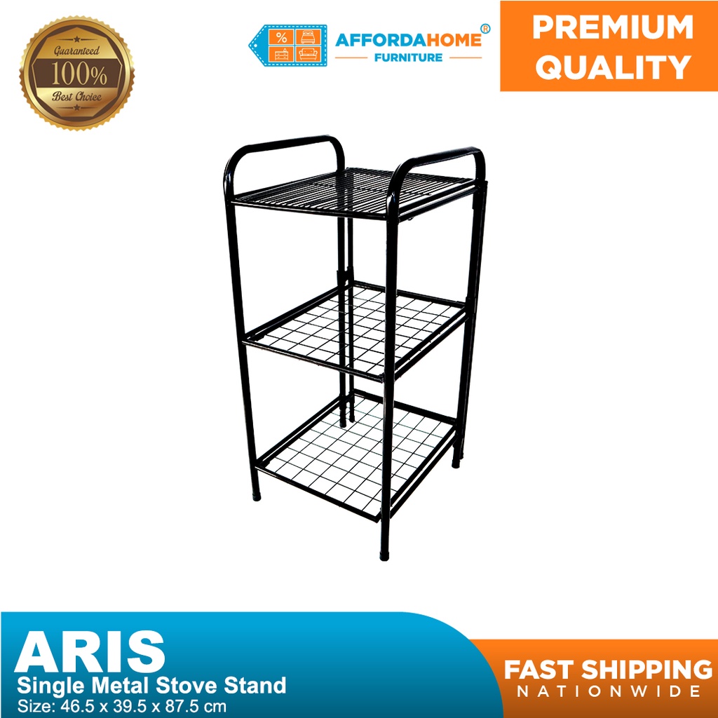 Aris Metal Single Stove Stand metal Gas Stove Stand Heavy Duty Kitchen ...