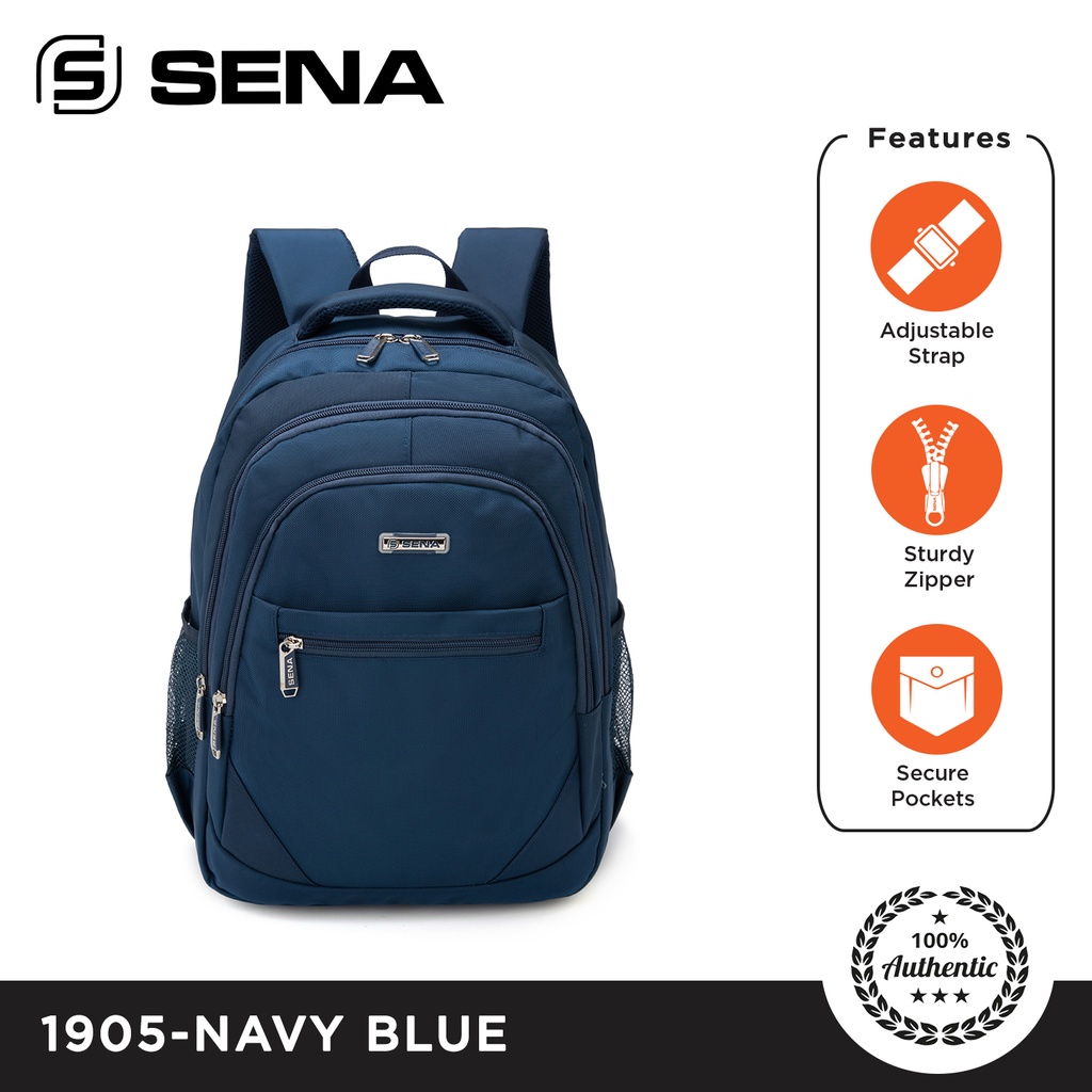 SENA-1905 Backpack Plain | Shopee Philippines
