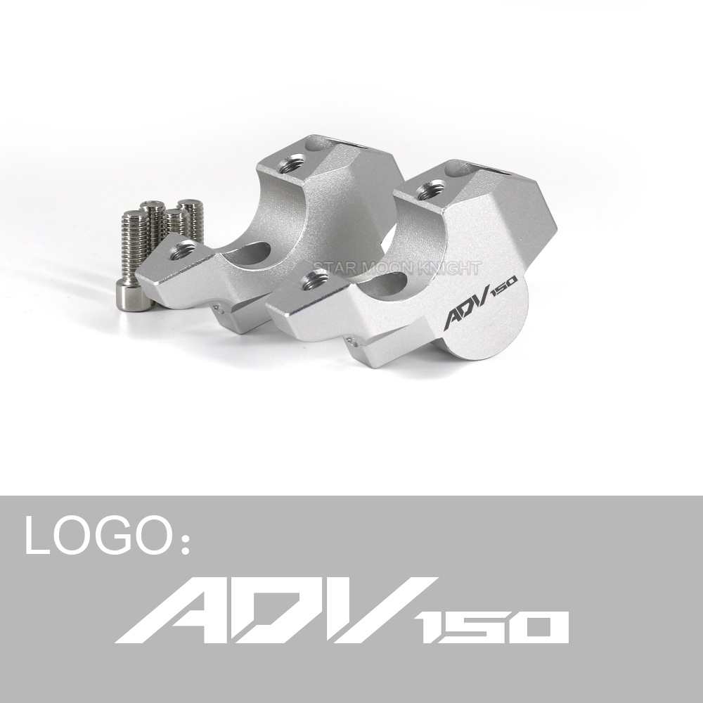 For Honda ADV 150 160 350 ADV150 ADV160 ADV350 28MM Handle Bar Riser Clamp Extend Adapter ...