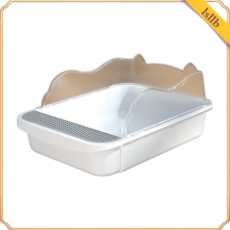 [Lsllb] Cat Kitten Toilet Cat Sand Box High Sided Cat Bedpan Cat Sand ...