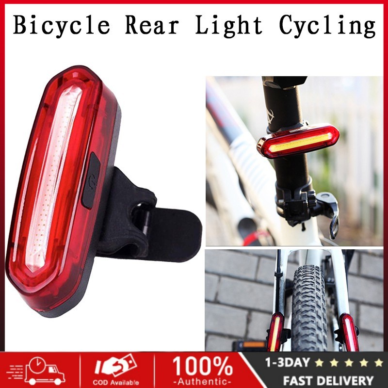 Bicycle Rear Light Cycling LED Taillight Waterproof MTB Road | Shopee ...