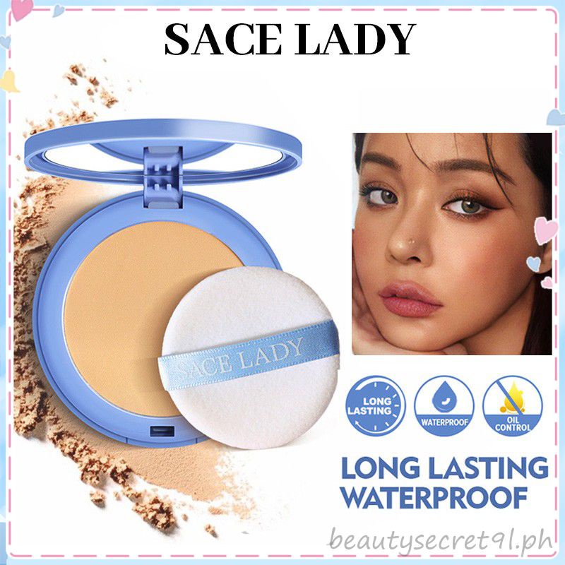 SACE LADY Super Stay Compact Face Powder Flawless Oil Control ...