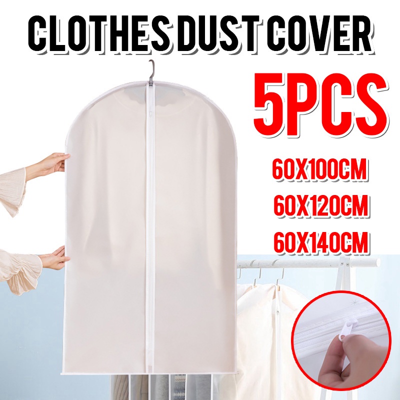 Clothes dust cover peva thick translucent coat dust bag clothing dust ...