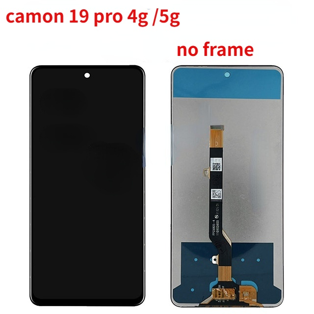 For Tecno Camon 19 Pro 4G 5G CI7 CI7n CI8 CI8n LCD Display Digitizer Screen Frame Replacement ...