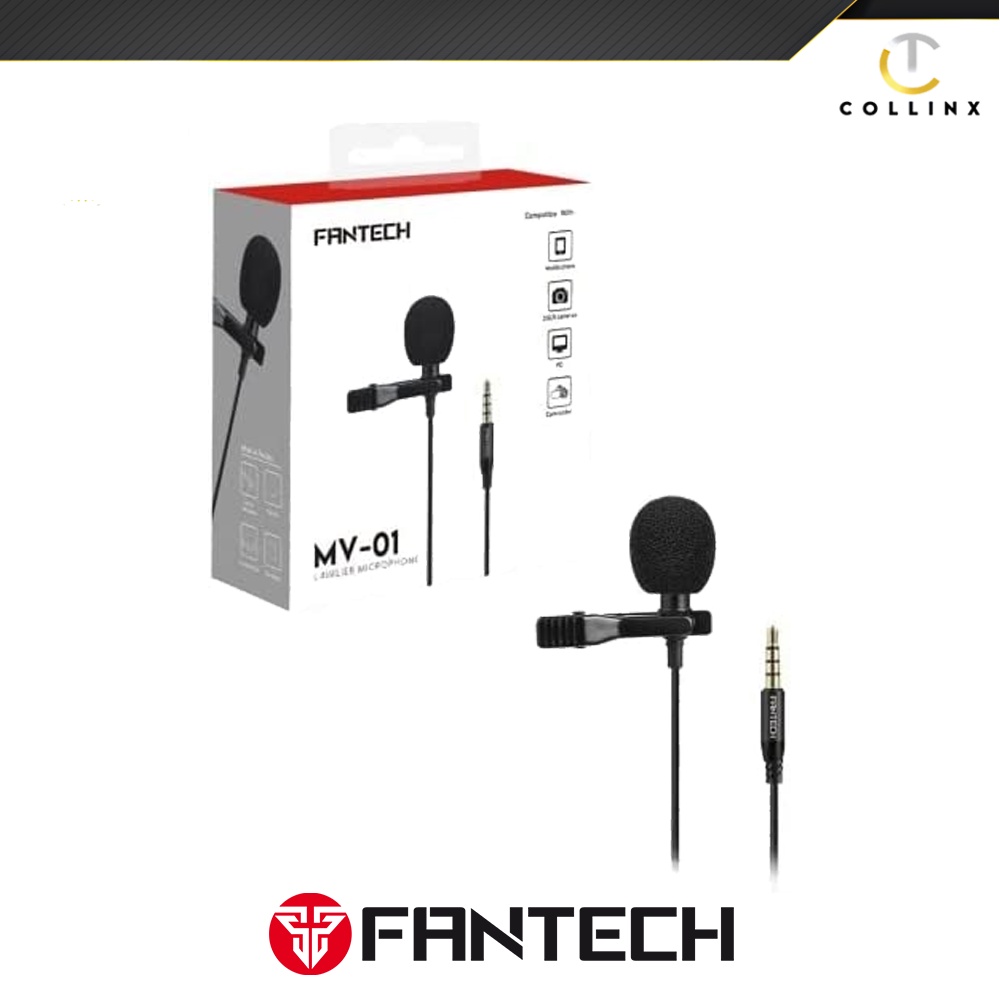 Fantech Lavalier Microphone MV01 | Omni-Directional microphone ...